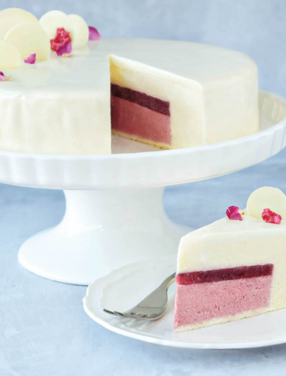 RASPBERRY, YOGHURT & WHITE CHOCOLATE ENTREMET - Avonmore Professional