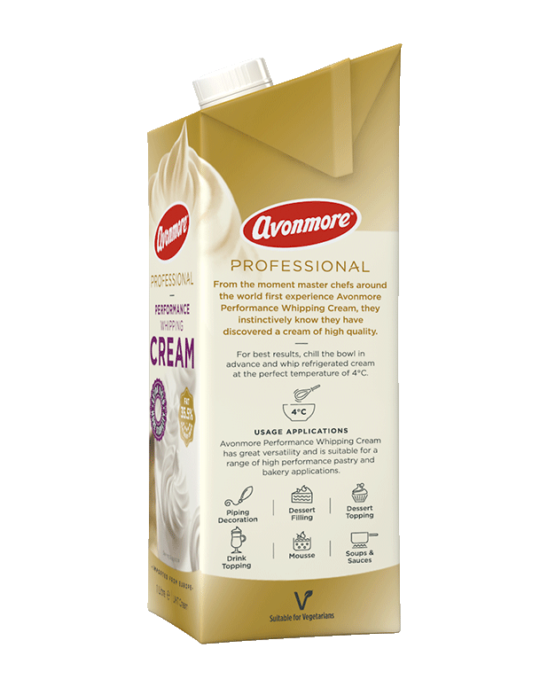 WHIPPING CREAM 35.5% FAT 1ltr - Avonmore Professional