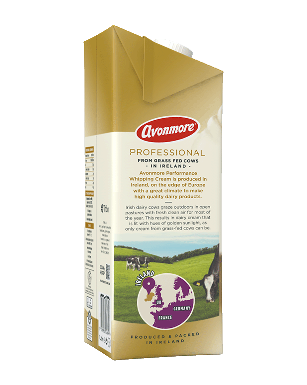 WHIPPING CREAM 35.5% FAT 1ltr - Avonmore Professional