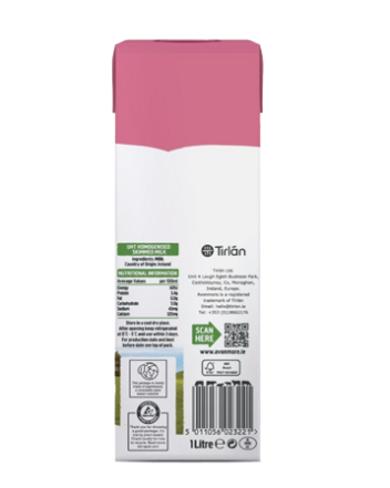 Skimmed 0% Milk 1ltr - Avonmore Professional